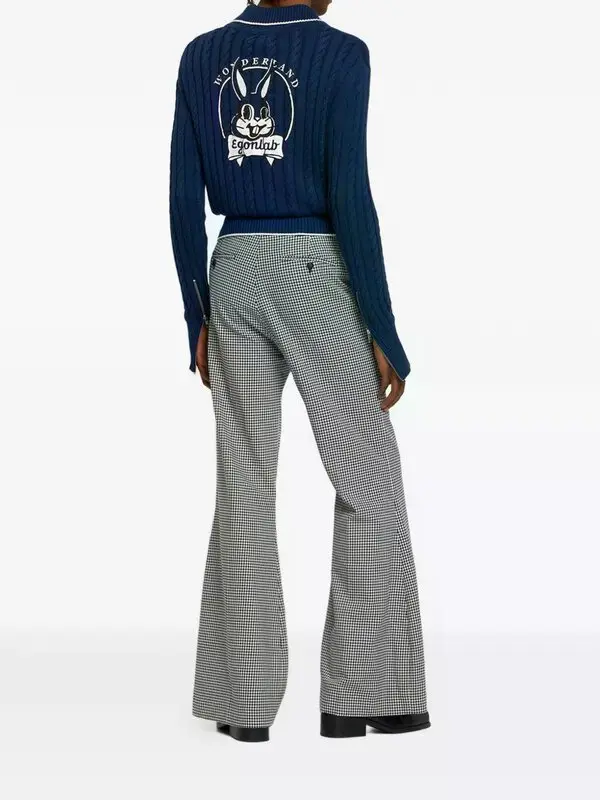 EGONLAB Graphic Knitted Cardigan