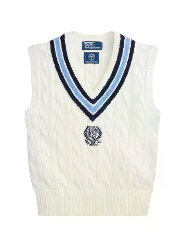 Polo Ralph Lauren V-neck Vest - White