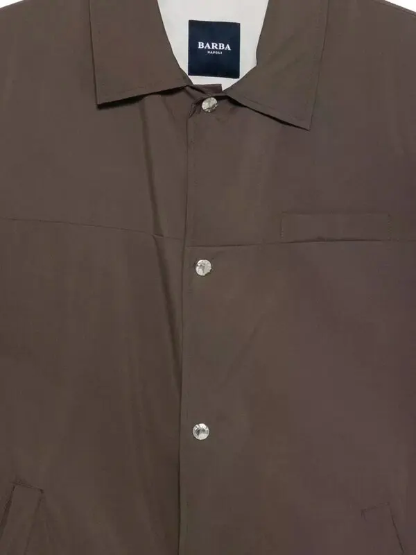 BARBA NAPOLI Tyler Buttoned Jacket - Grey