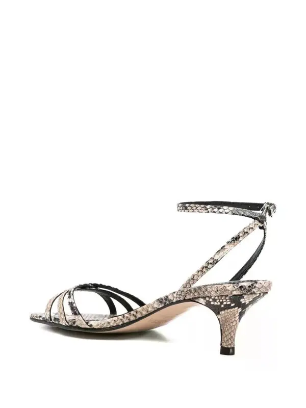 AUGUSTA Uma Snake-effect Sandals