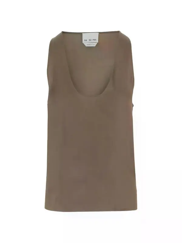 SA SU PHI Sleeveless Top - Green