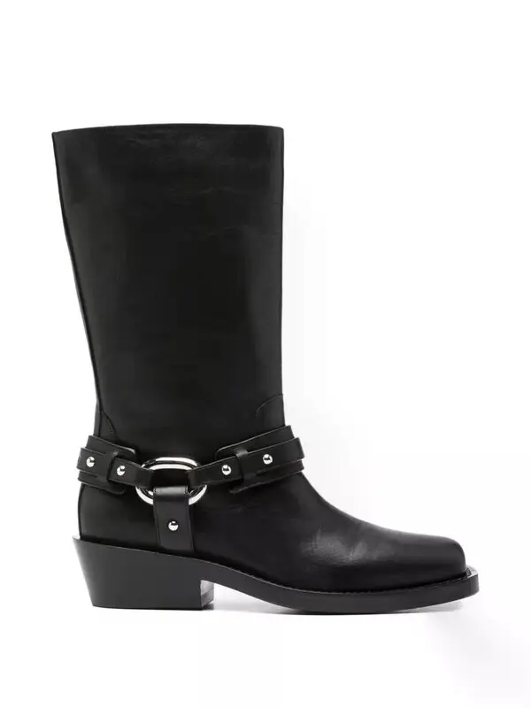 Rabanne Block-heel Boots - Black