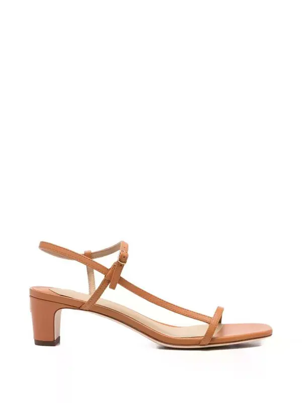 Ralph Lauren Lainee Strappy Leather Sandals - Brown