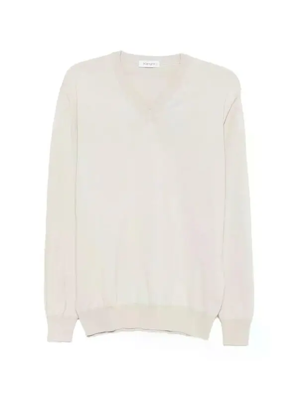 KANGRA V-neck Sweater - Neutrals