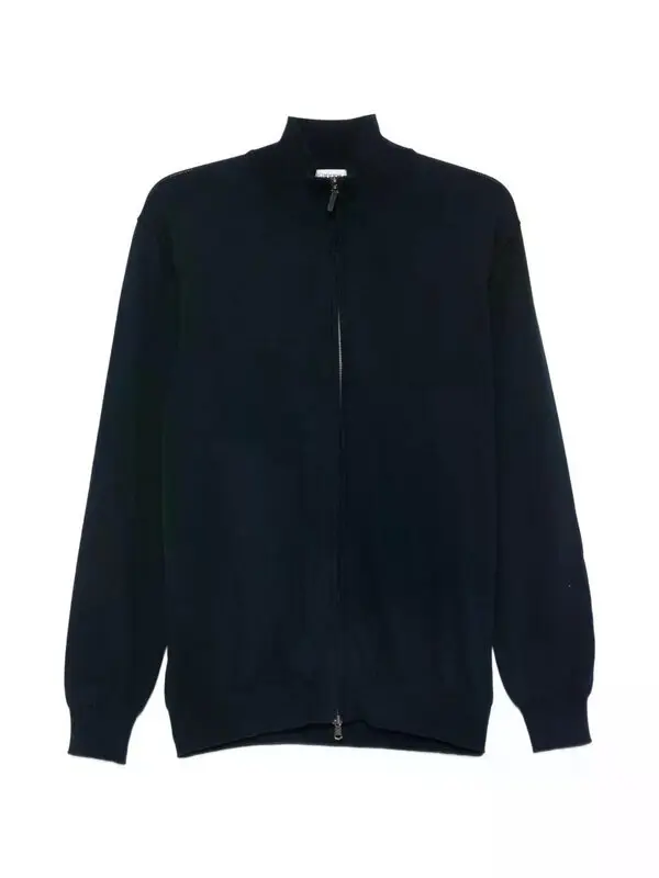 KANGRA Zip Cardigan - Blue
