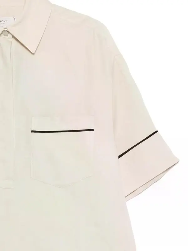 Agnona Patch-pocket Blouse