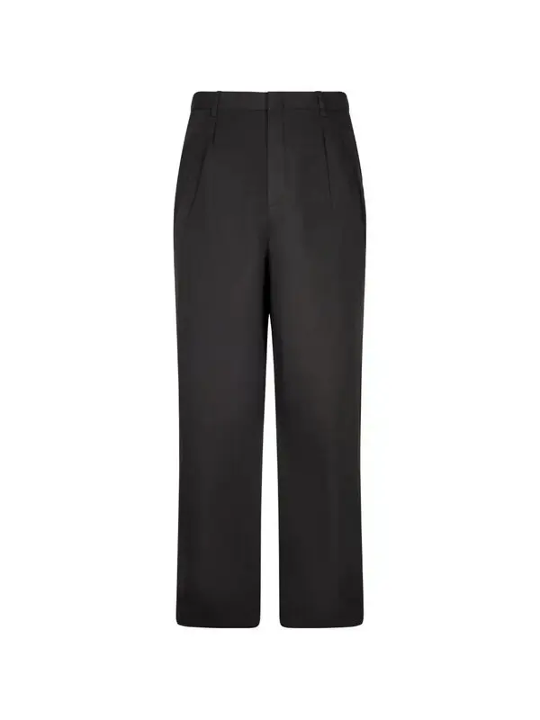 CELLAR DOOR Pleated Trousers - Black