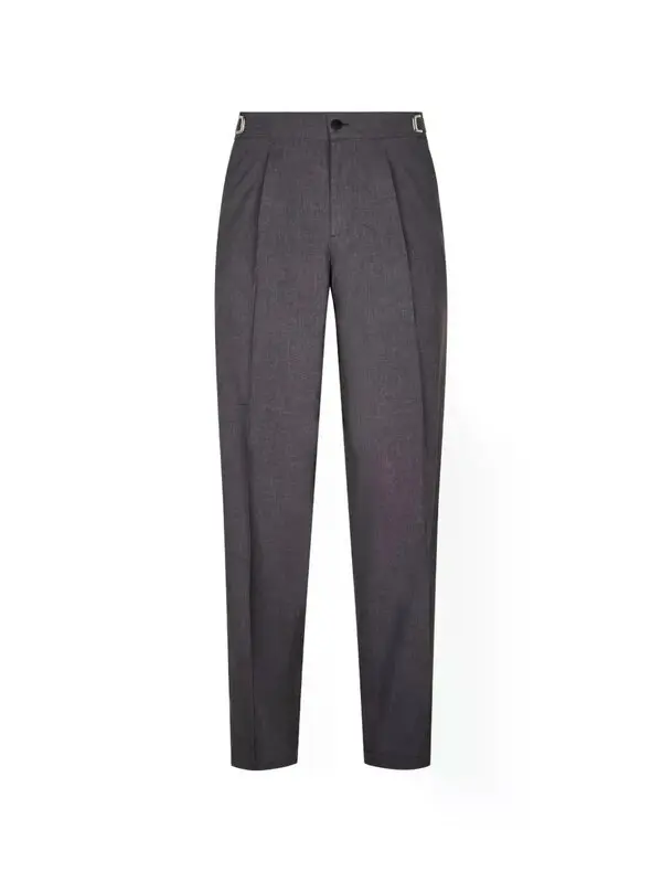 CELLAR DOOR Pleated Trousers - Grey