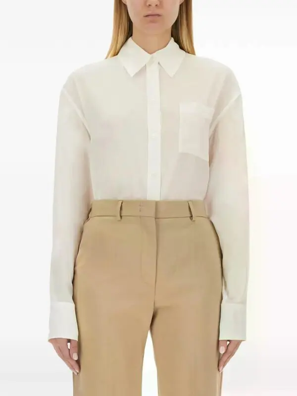 Sportmax Chest Pocket Shirt - Neutrals