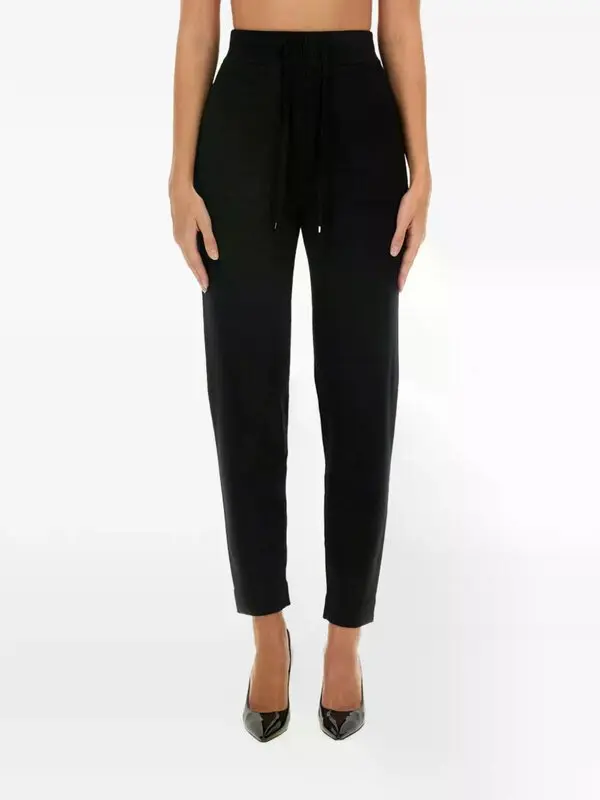 Max Mara Opera Drawstring Trousers - Black