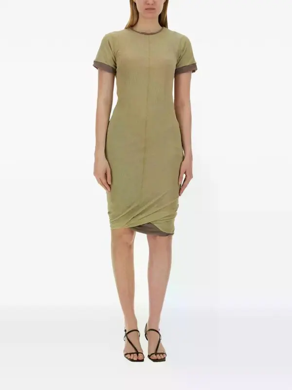 Sportmax Memo T-shirt Dress - Green