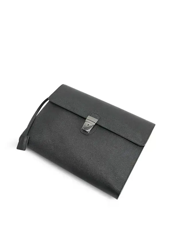 Dolce & Gabbana Leather Laptop Bag - Black