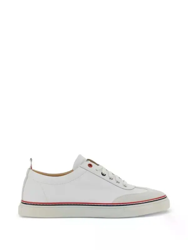 Thom Browne Low-top Leather Sneakers - White