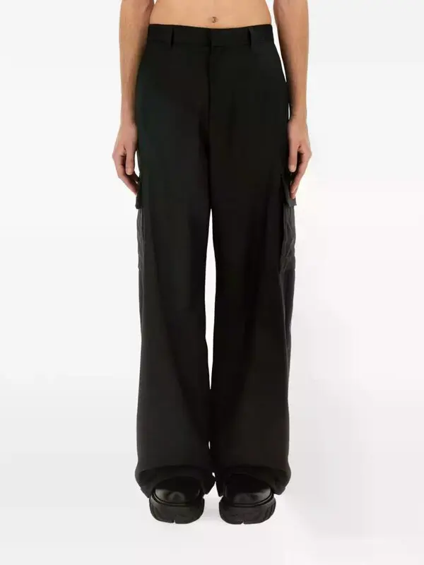 Off-White Cargo-pockets Trousers - Black