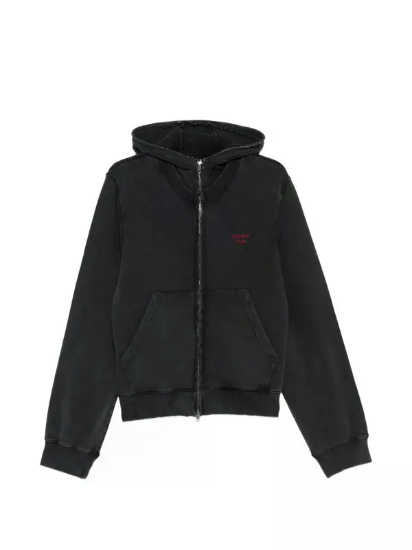 Martine Rose Zipped Hoodie - Black