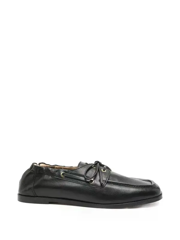 Patrizia Pepe Square-toe Loafers - Black