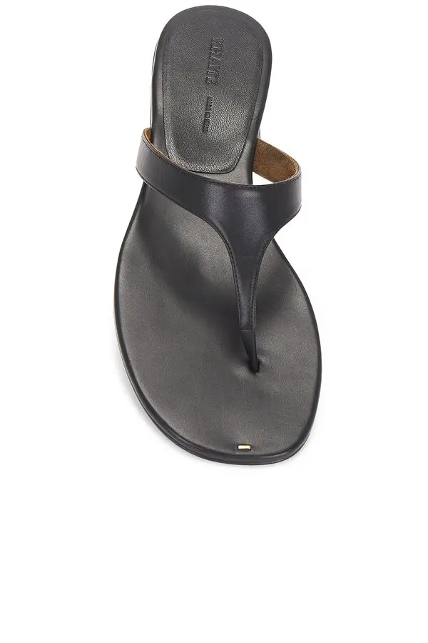 Khaite Archer Thong Sandal - Black