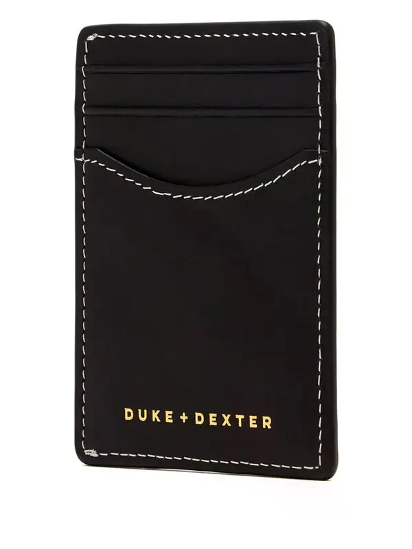 DUKE + DEXTER Dean Kiss Leather Wallet - Black