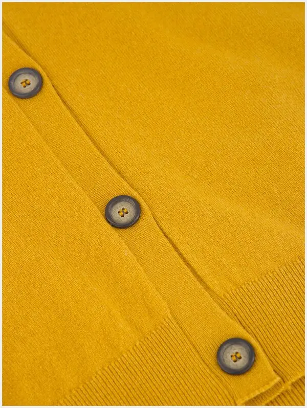 PAULA Rubelita Cashmere Short Cardigan - Orange