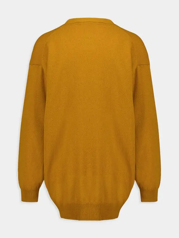 PAULA Rubelita Cashmere Short Cardigan - Orange