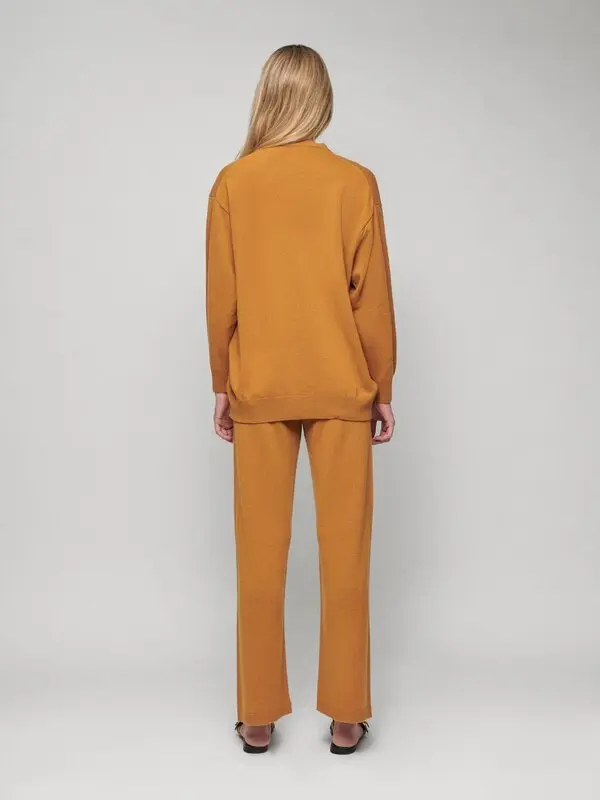 PAULA Rubelita Cashmere Short Cardigan - Orange