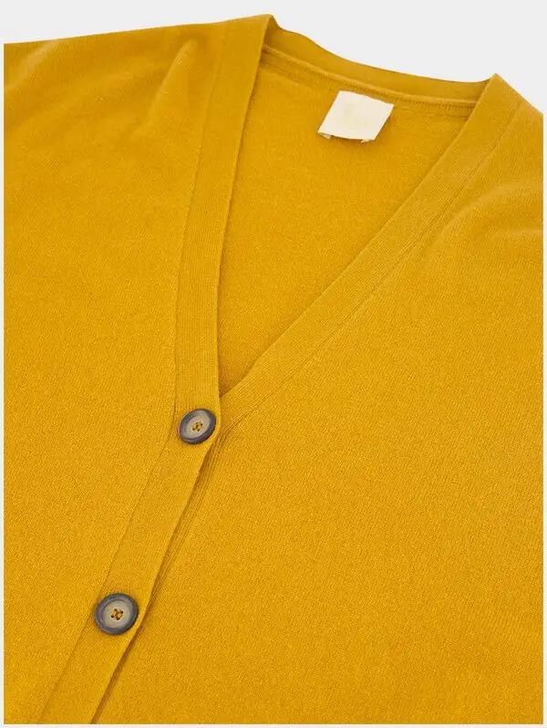 PAULA Rubelita Cashmere Short Cardigan - Orange