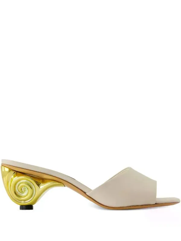 CAREL Spiral-heel Open-toe Sandals - Neutrals