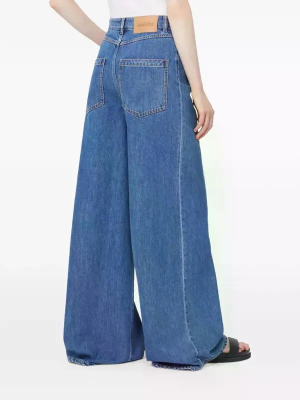 Max Mara Wide-leg Denim Jeans - Blue