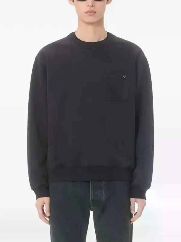 Valentino Garavani Cotton Sweatshirt With Vgold
