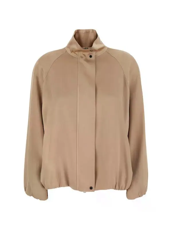 Antonelli Firenze Grace Zip-up Jacket - Neutrals
