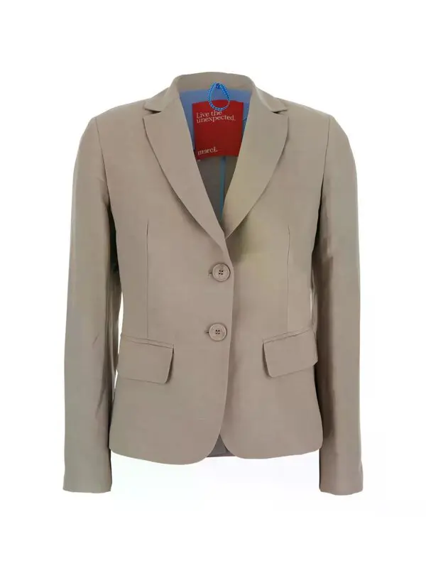 MERCI Single-breasted Blazer - Grey