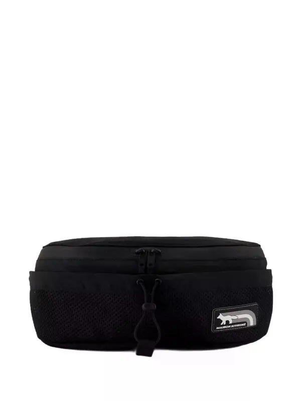 Maison Kitsuné Flash Fox Belt Bag - Black