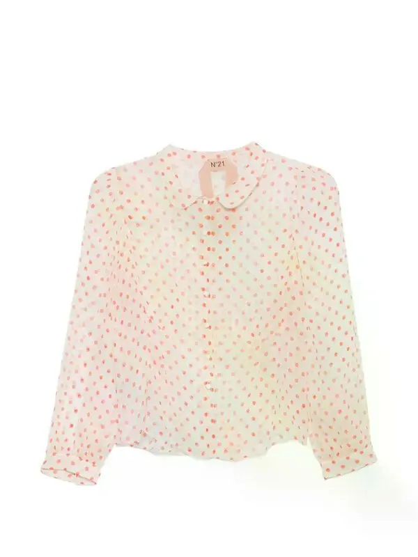 N°21 Polka-dot Sheer Top
