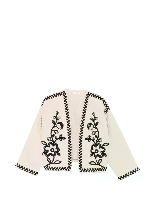 PHILIA LOFT Floral-embroidered Jacket