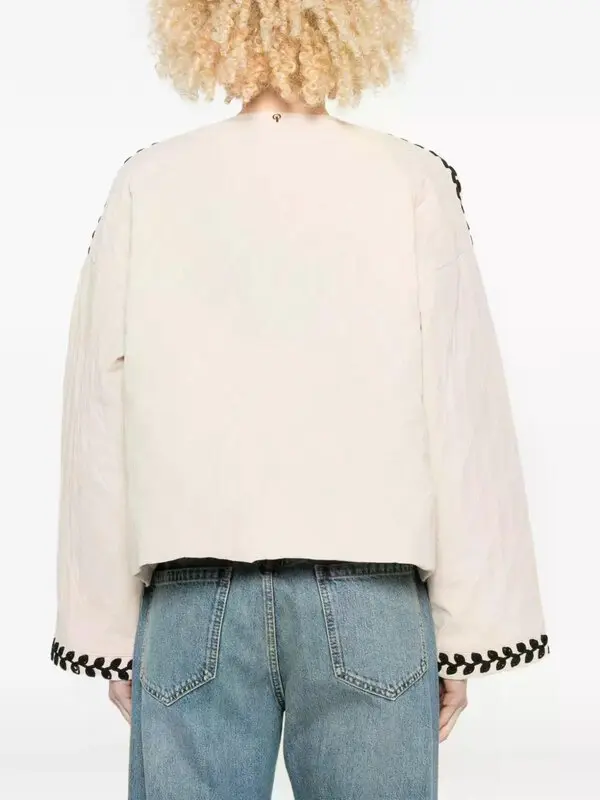 PHILIA LOFT Floral-embroidered Jacket
