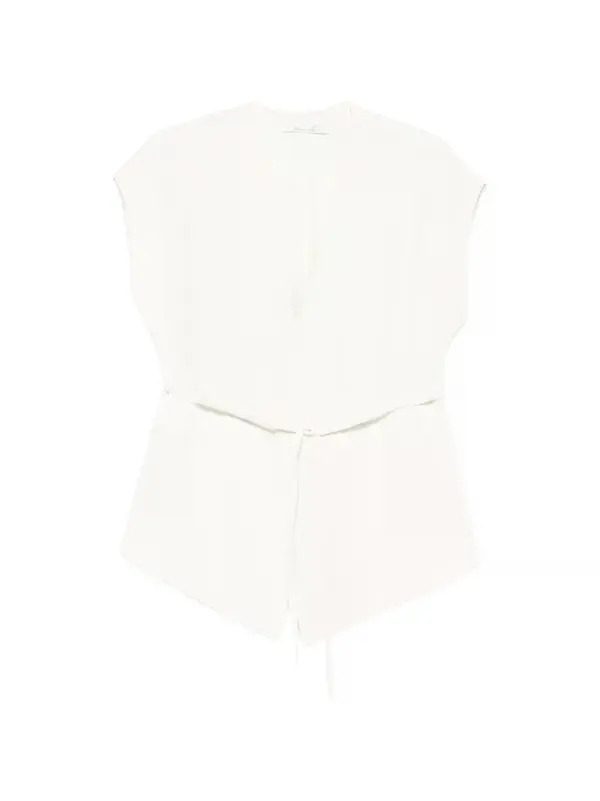 PHILIA LOFT Drawstring Waist Gilet