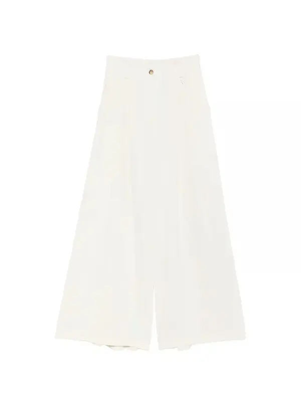 PHILIA LOFT Pleated Wide-leg Trousers