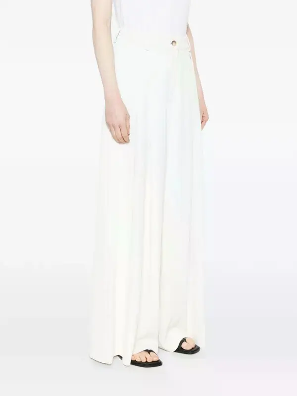 PHILIA LOFT Pleated Wide-leg Trousers