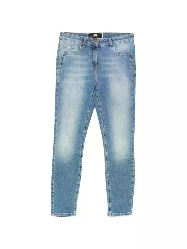 Elisabetta Franchi Faded Jeans - Blue