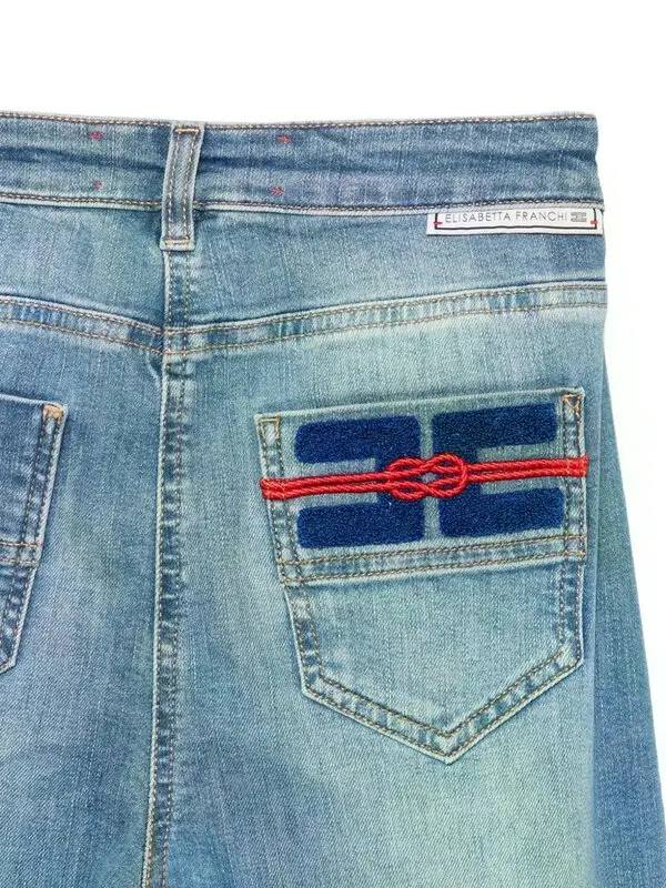 Elisabetta Franchi Faded Jeans