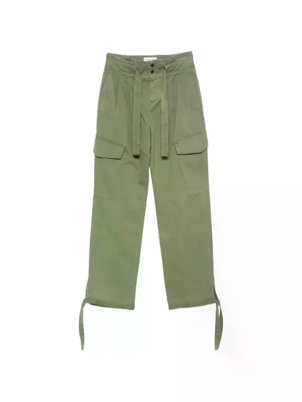 Pinko Tie-waist Cargo Trousers - Green