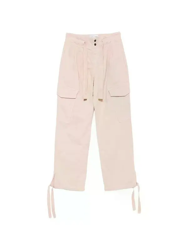 Pinko Button-up Cargo Trousers - Pink