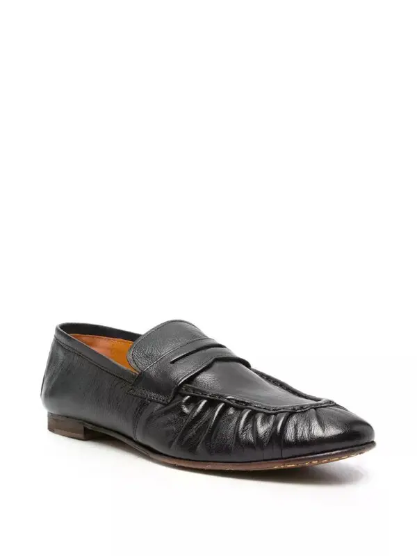 FRATELLI RENNELLA Leather Loafers - Black
