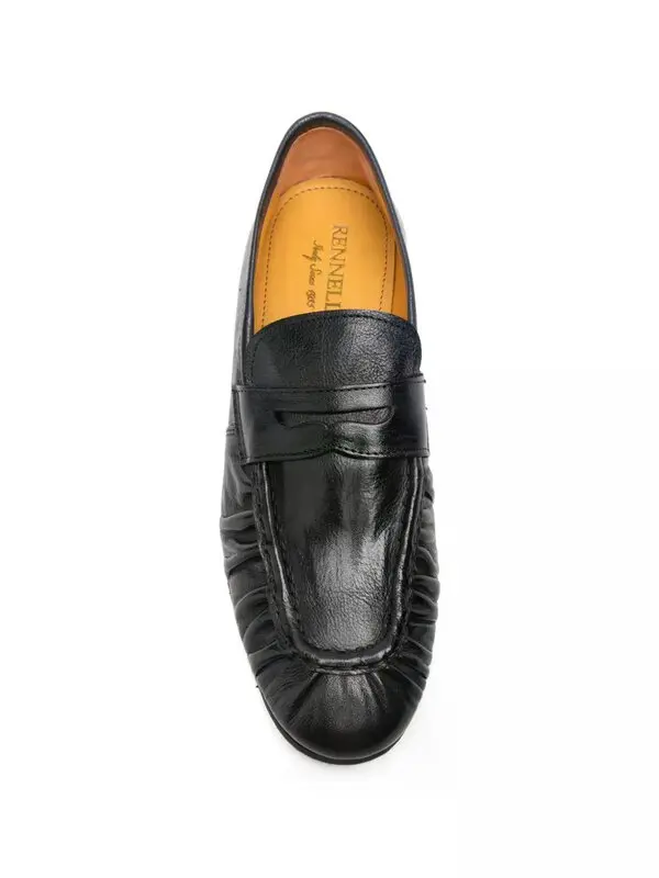 FRATELLI RENNELLA Leather Loafers - Black