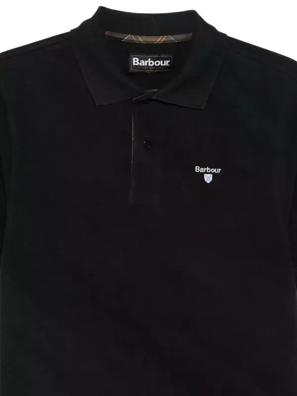 Barbour Logo Polo Shirt - Black