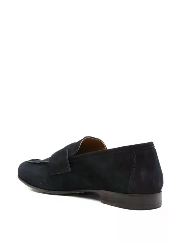 FRATELLI RENNELLA Suede Penny Loafers - Blue