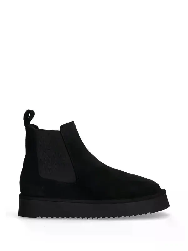 SUMMERY COPENHAGEN Suede Chelsea Boots - Black