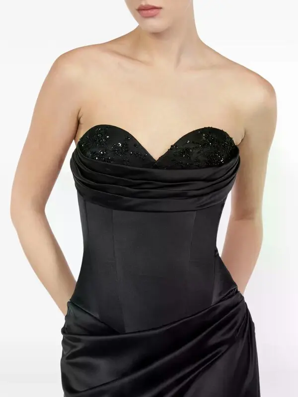 ALEXIA & ANTONIA Embellished Corset Top