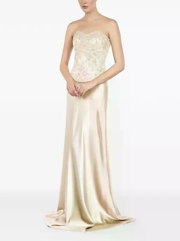 ALEXIA & ANTONIA Bias-cut Maxi Skirt