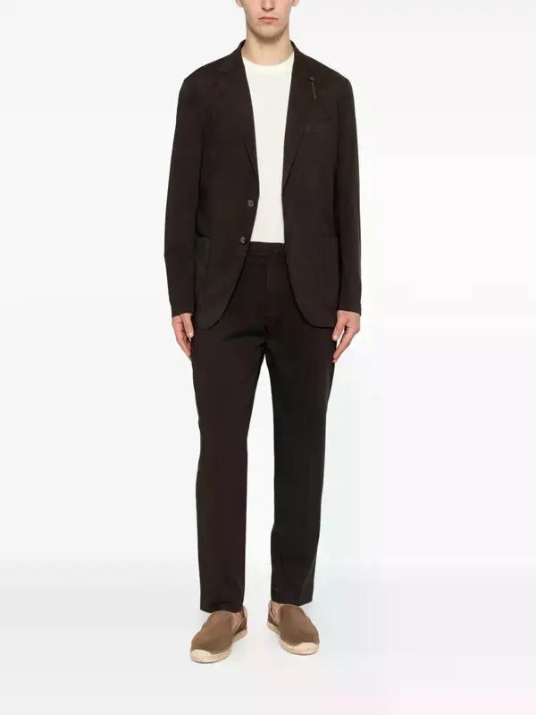 SANTANIELLO Pocket Suit - Brown